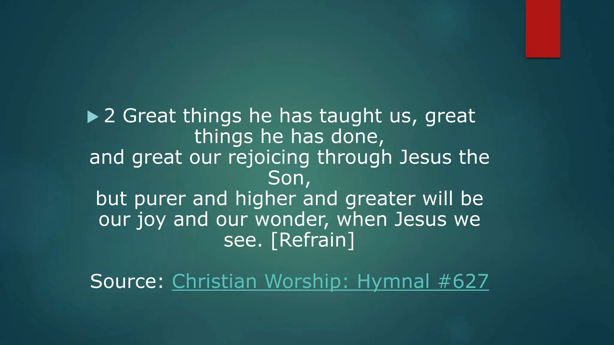 TO GOD BE THE GLORY GREAT THINGS HE HATH DONE | PPT