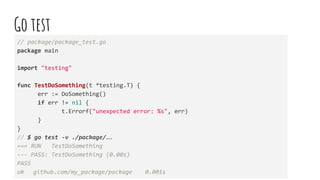 To GO or not to GO | PPT