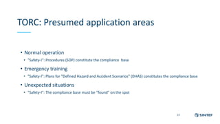 TORC presented at the Resilience Shift tools workshop | PPT