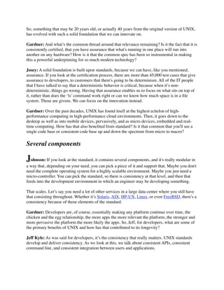 The UNIX Evolution: An Innovative History reaches a 20-Year Milestone ...