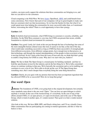 The UNIX Evolution: An Innovative History reaches a 20-Year Milestone ...