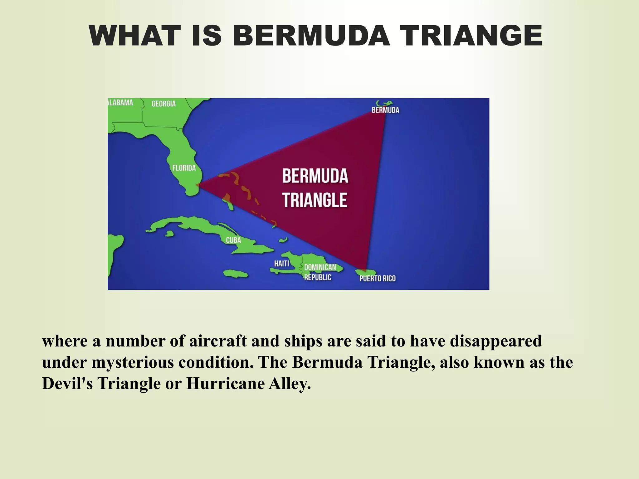 BERMUDA TRIANGLE SCIENCE OR MIRACLE | PDF