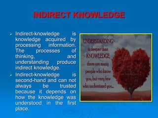 To have knowledge on knowledge | PDF