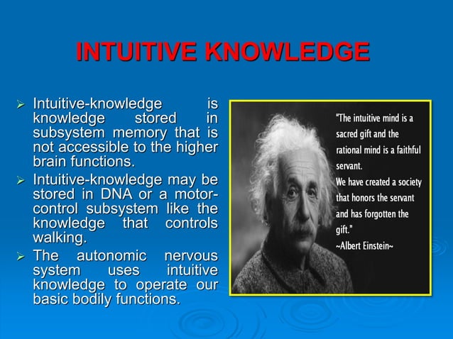 To have knowledge on knowledge | PPT