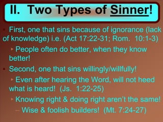 To Him It Is Sin! | PPTX