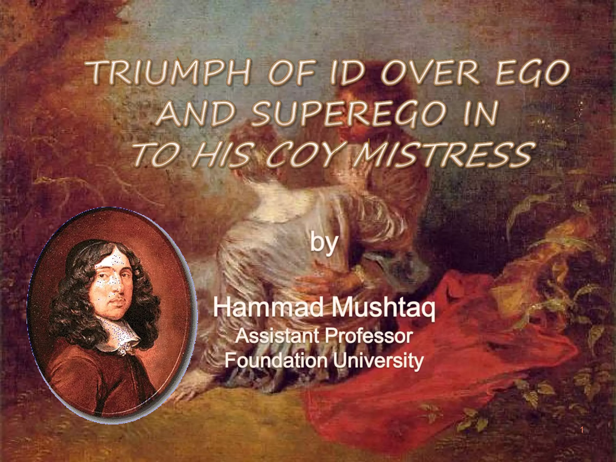 To his coy mistress hammad | PPT