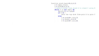 Toh recusrion & stack | PDF