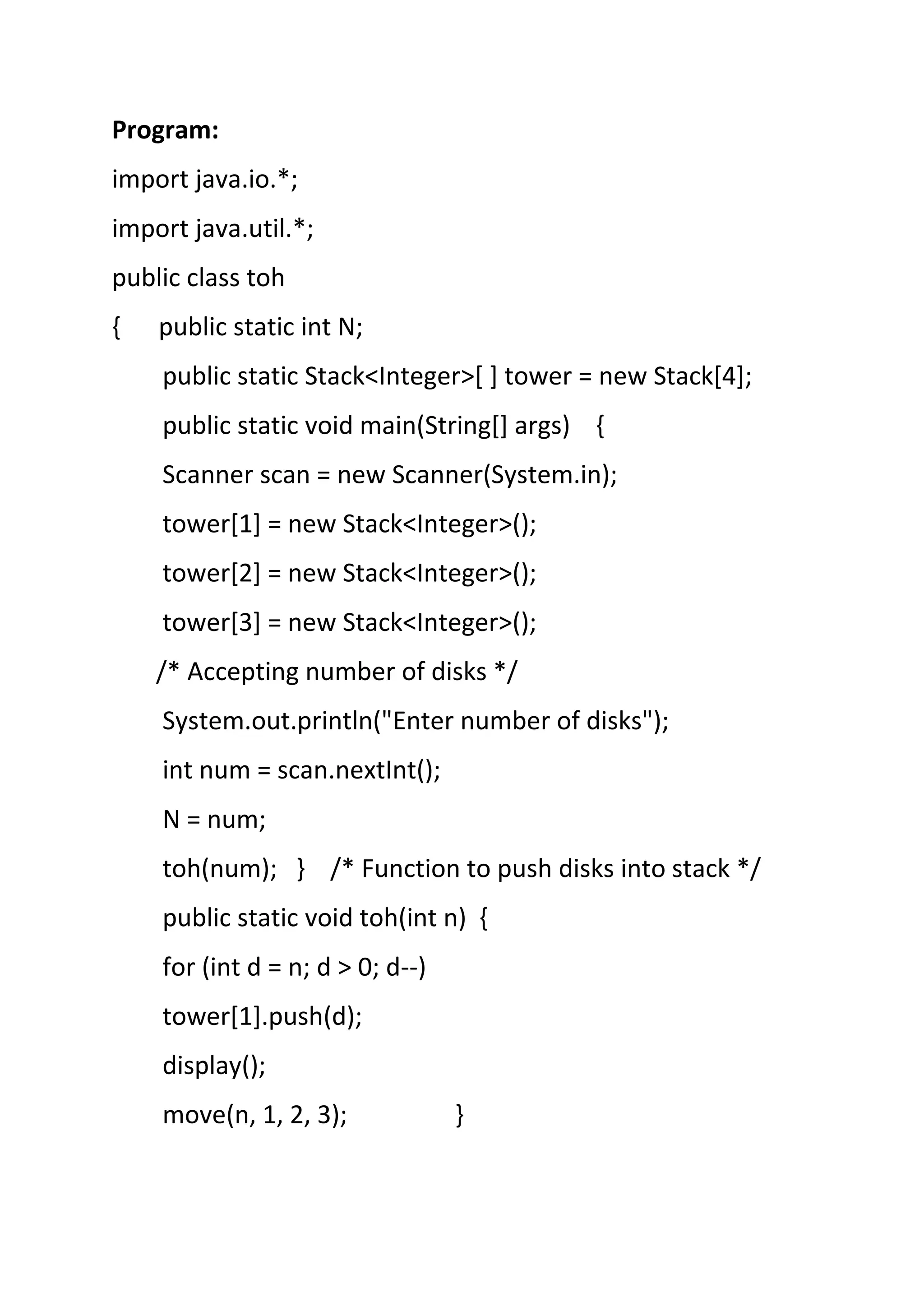Tower of Hanoi using AI technique - means ends analysis | PDF