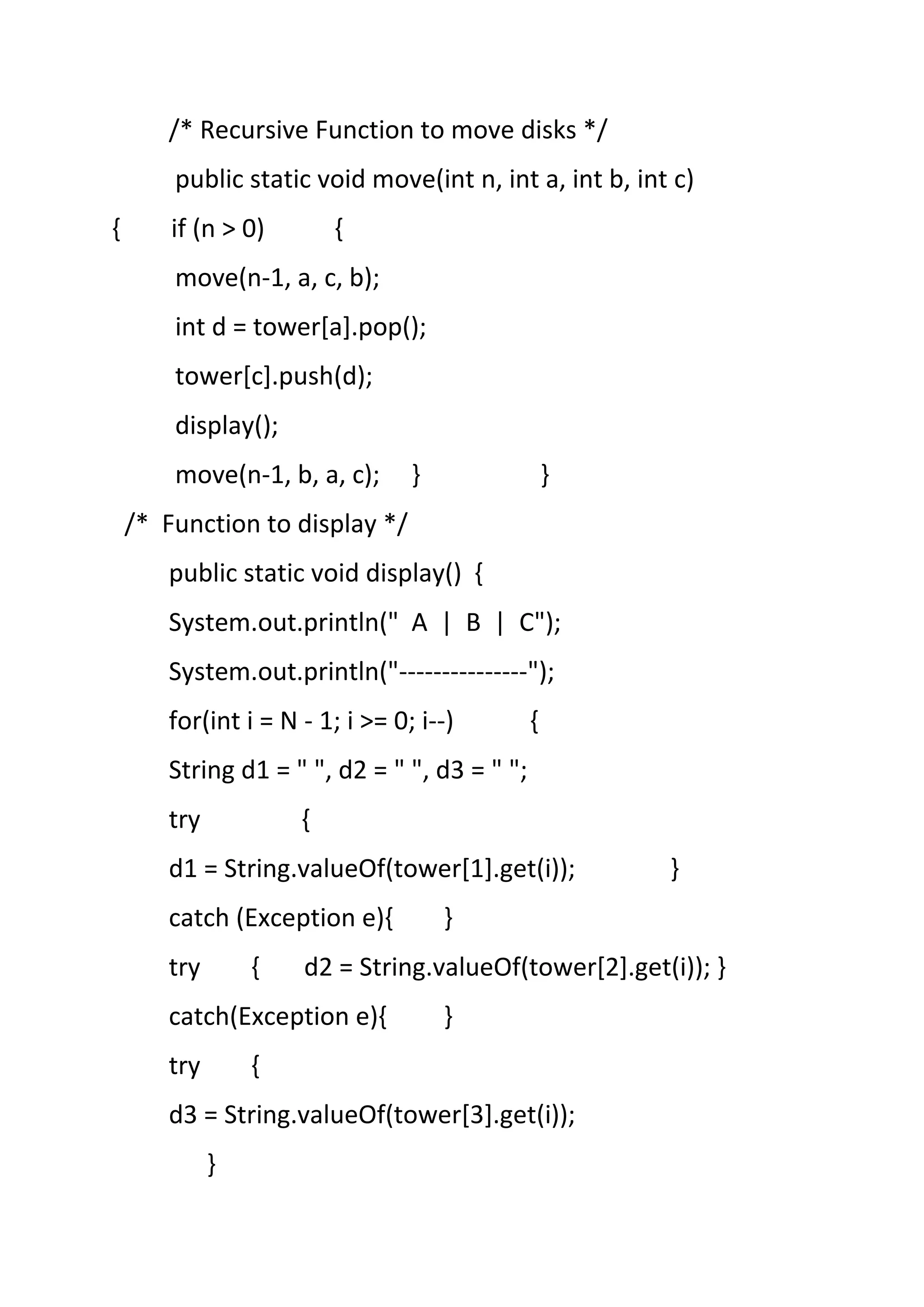 Tower of Hanoi using AI technique - means ends analysis | PDF