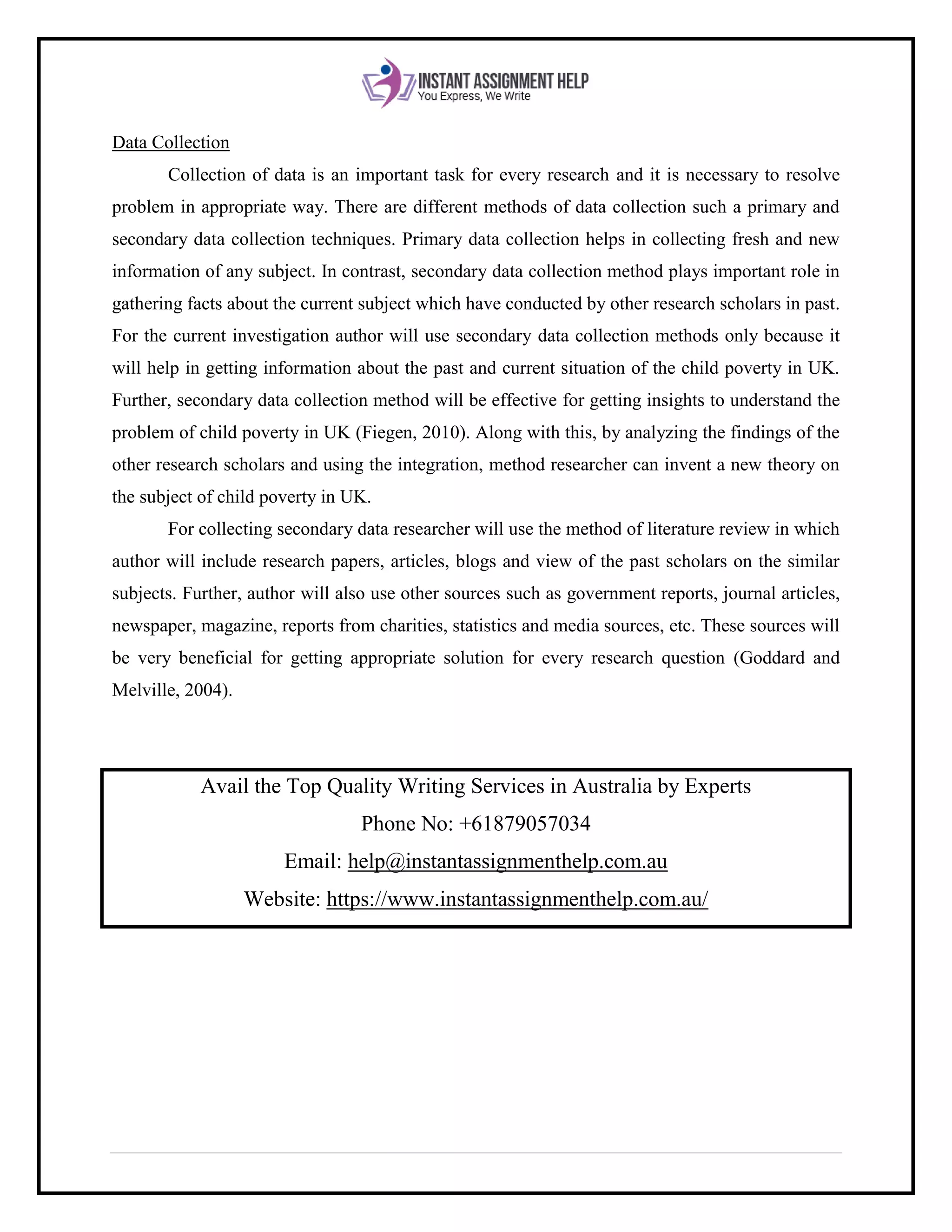 To identify the major causes and impacts of child poverty in united ...