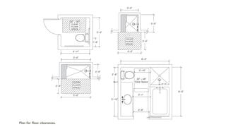 Toilet and Bath Working Drawing | PDF