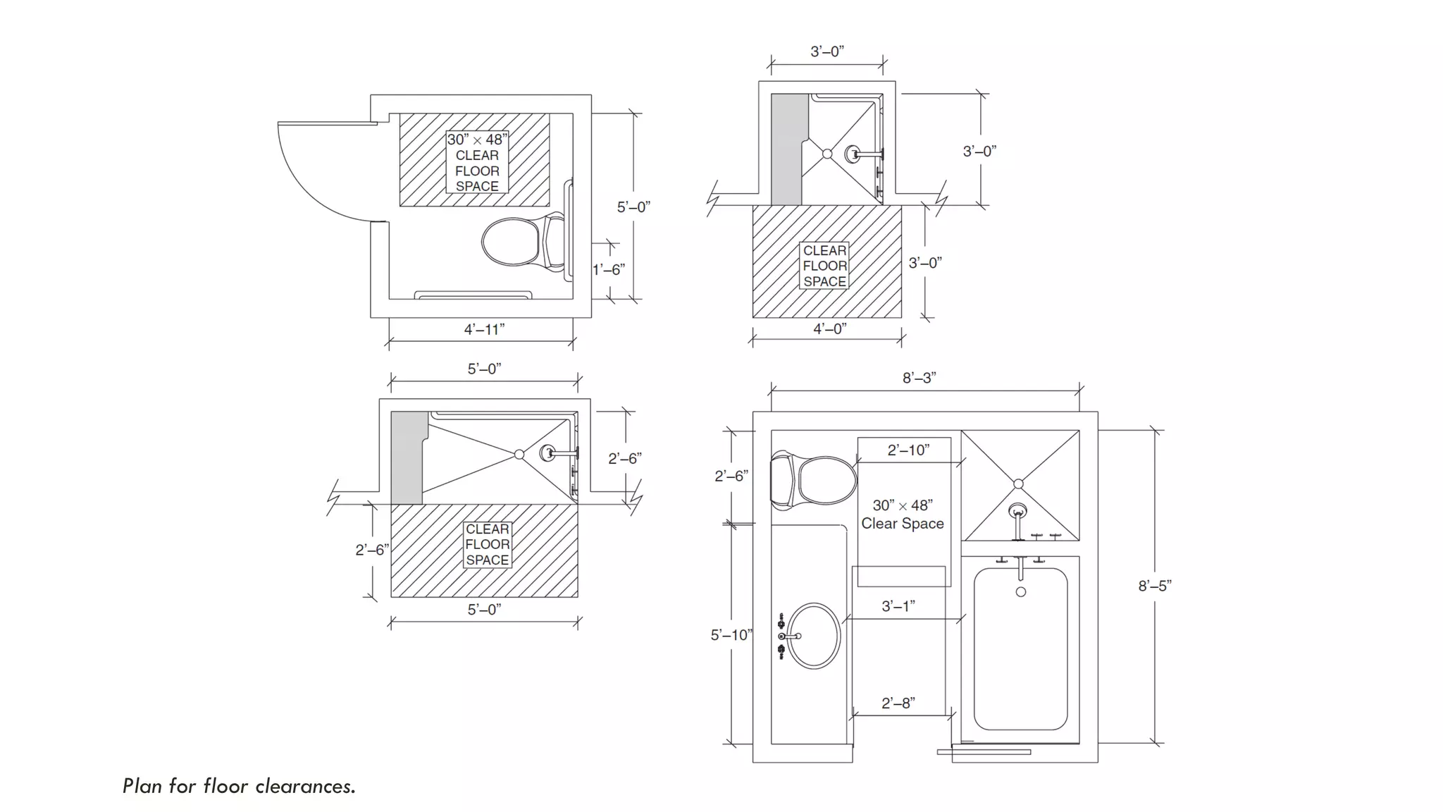 Toilet and Bath Working Drawing | PDF