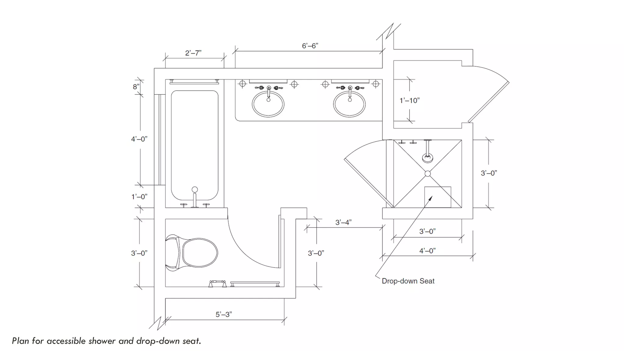 Toilet and Bath Working Drawing | PDF