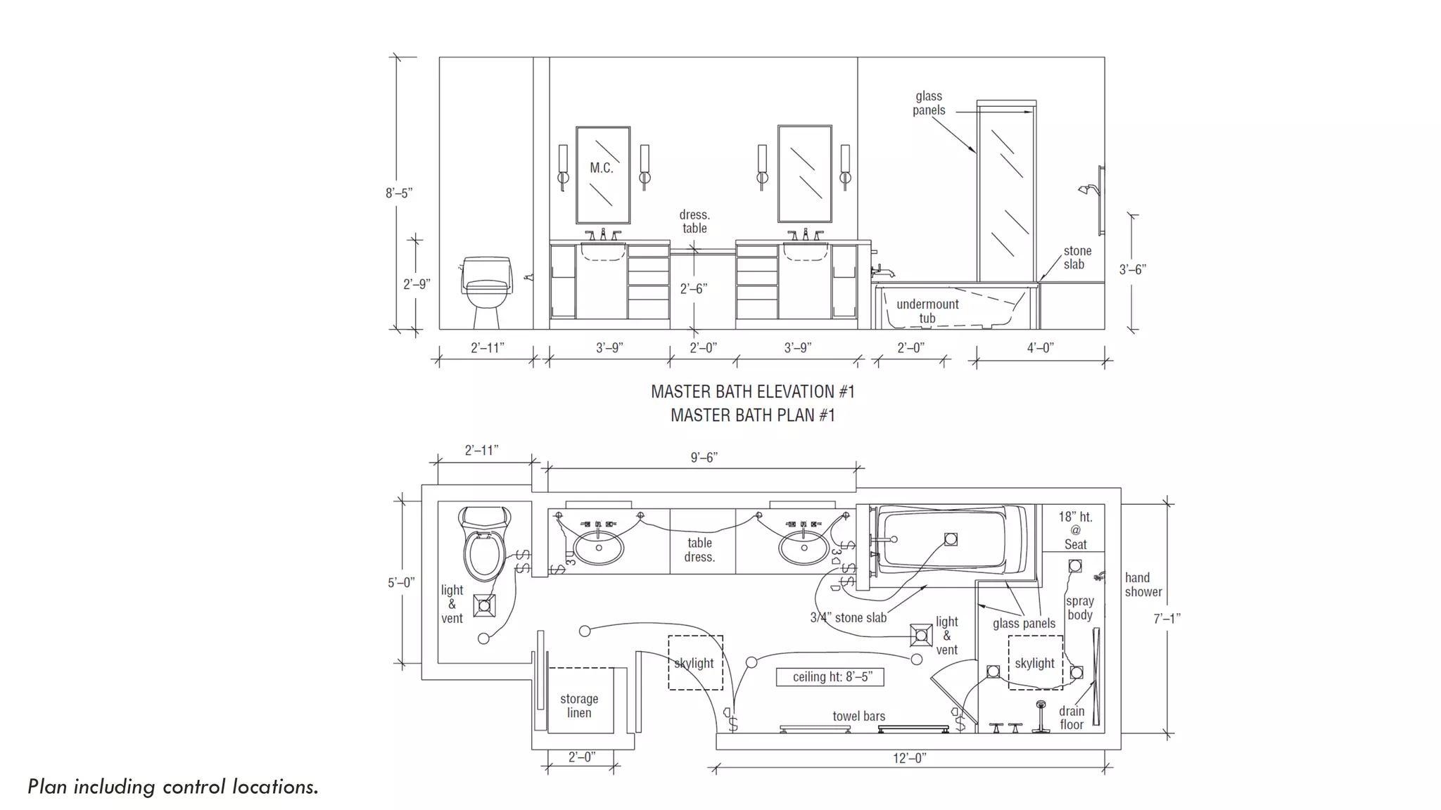 Toilet and Bath Working Drawing | PDF