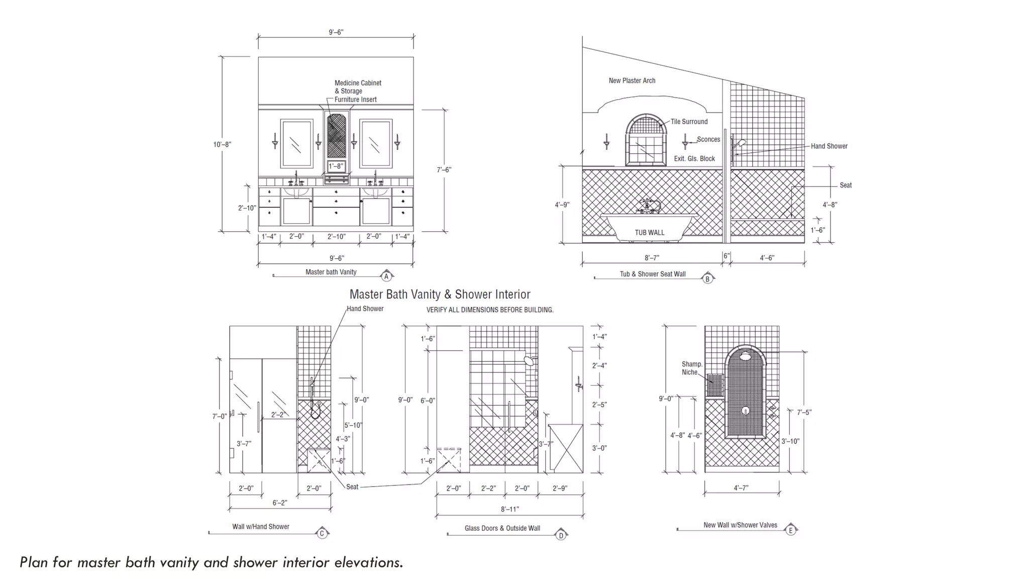 Toilet and Bath Working Drawing | PDF