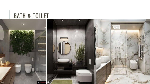 Toilet and Bath Working Drawing | PDF