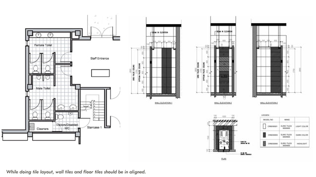 Toilet and Bath Working Drawing | PDF