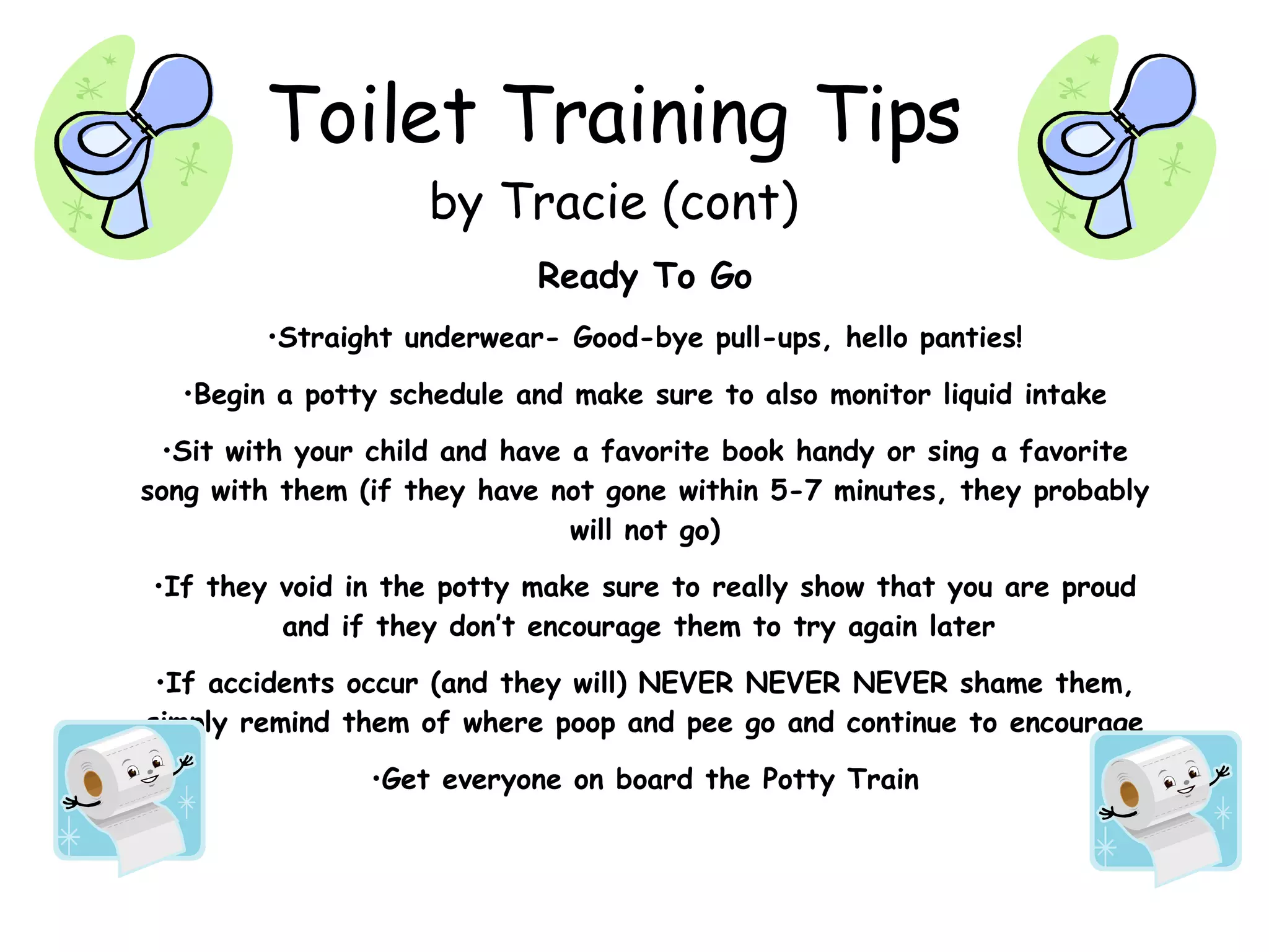 Toilet Training Tips | PPT