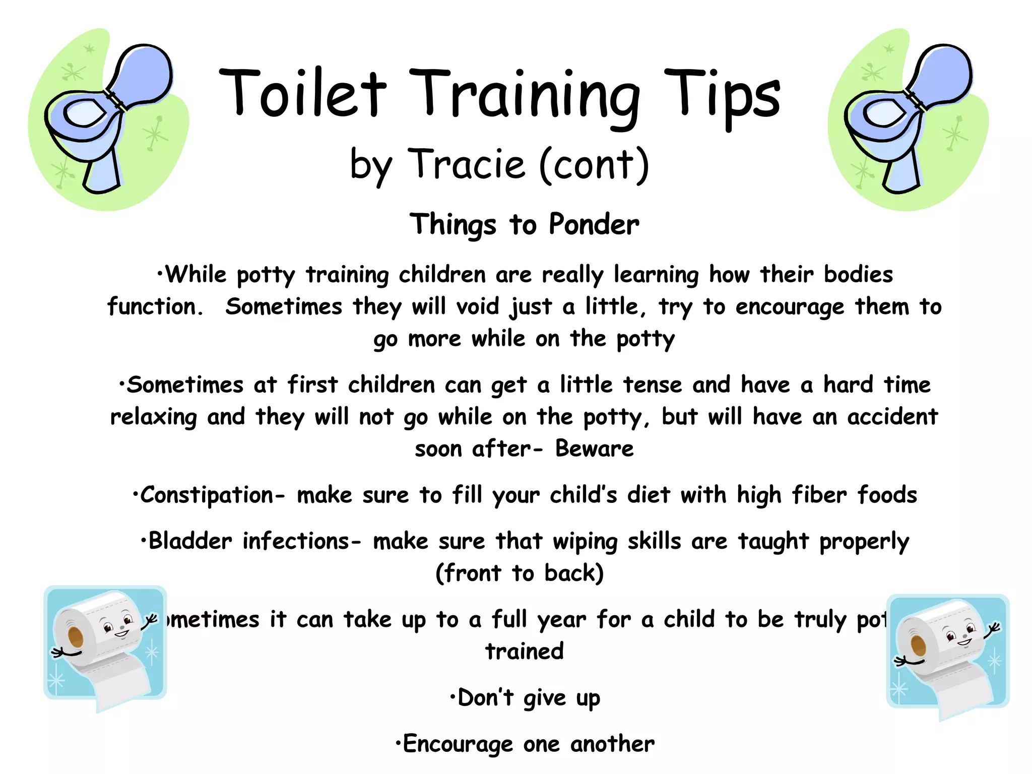 Toilet Training Tips | PPT