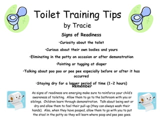 Toilet Training Tips | PPT