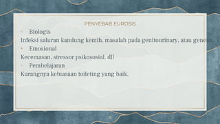 TOILETING: TRAINING, ENURESIS, ENCOPRESIS.pptx