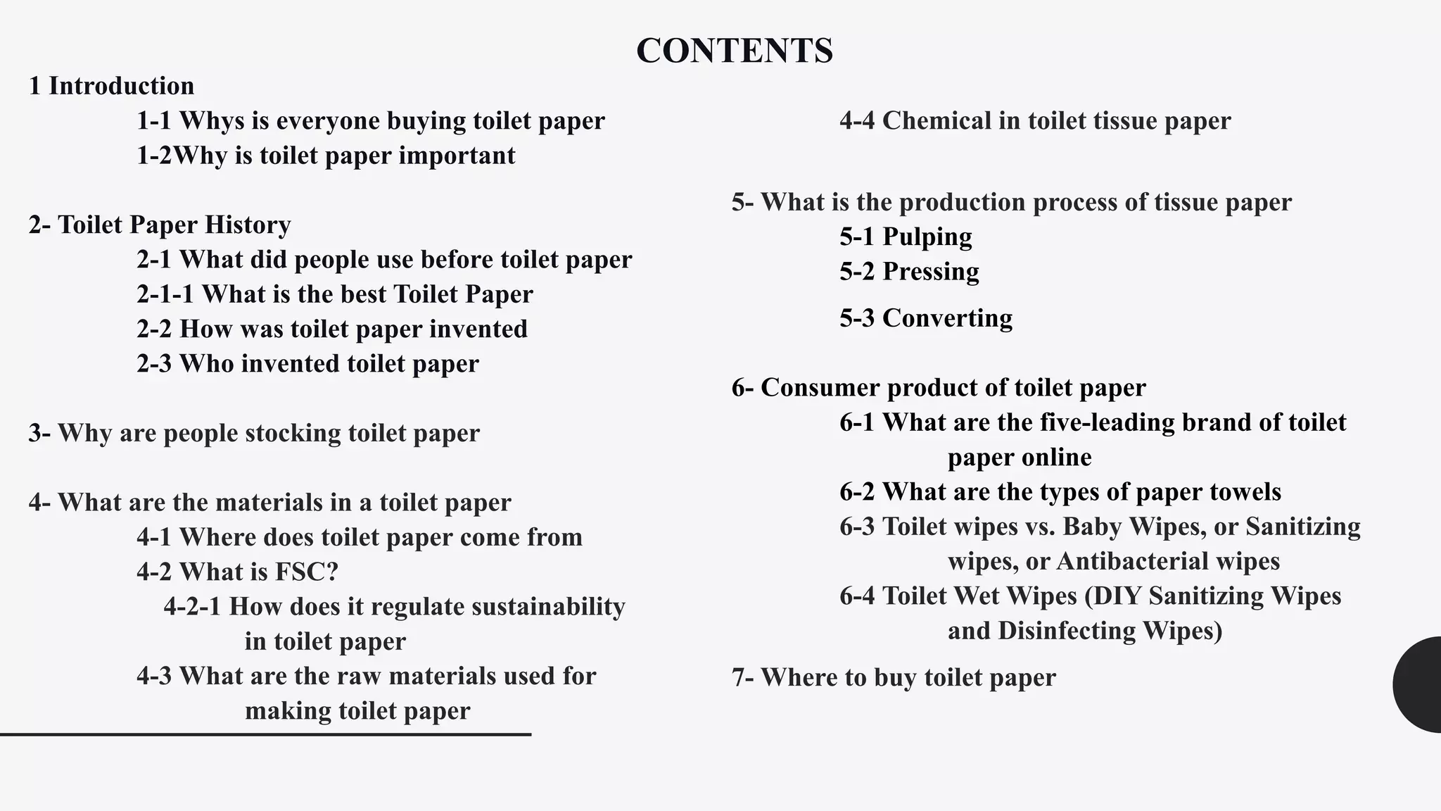 The Making of a Toilet Paper | PPTX
