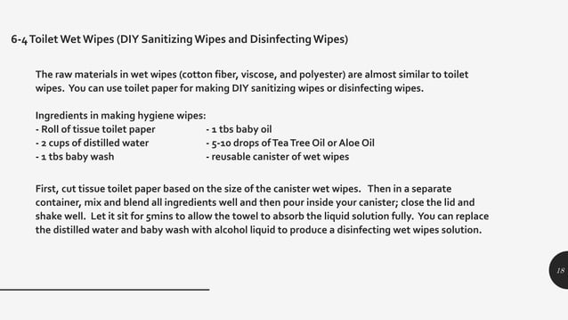 The Making of a Toilet Paper | PPTX