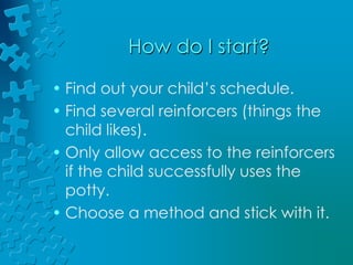 Toilet training for children with asd presentation | PPTX
