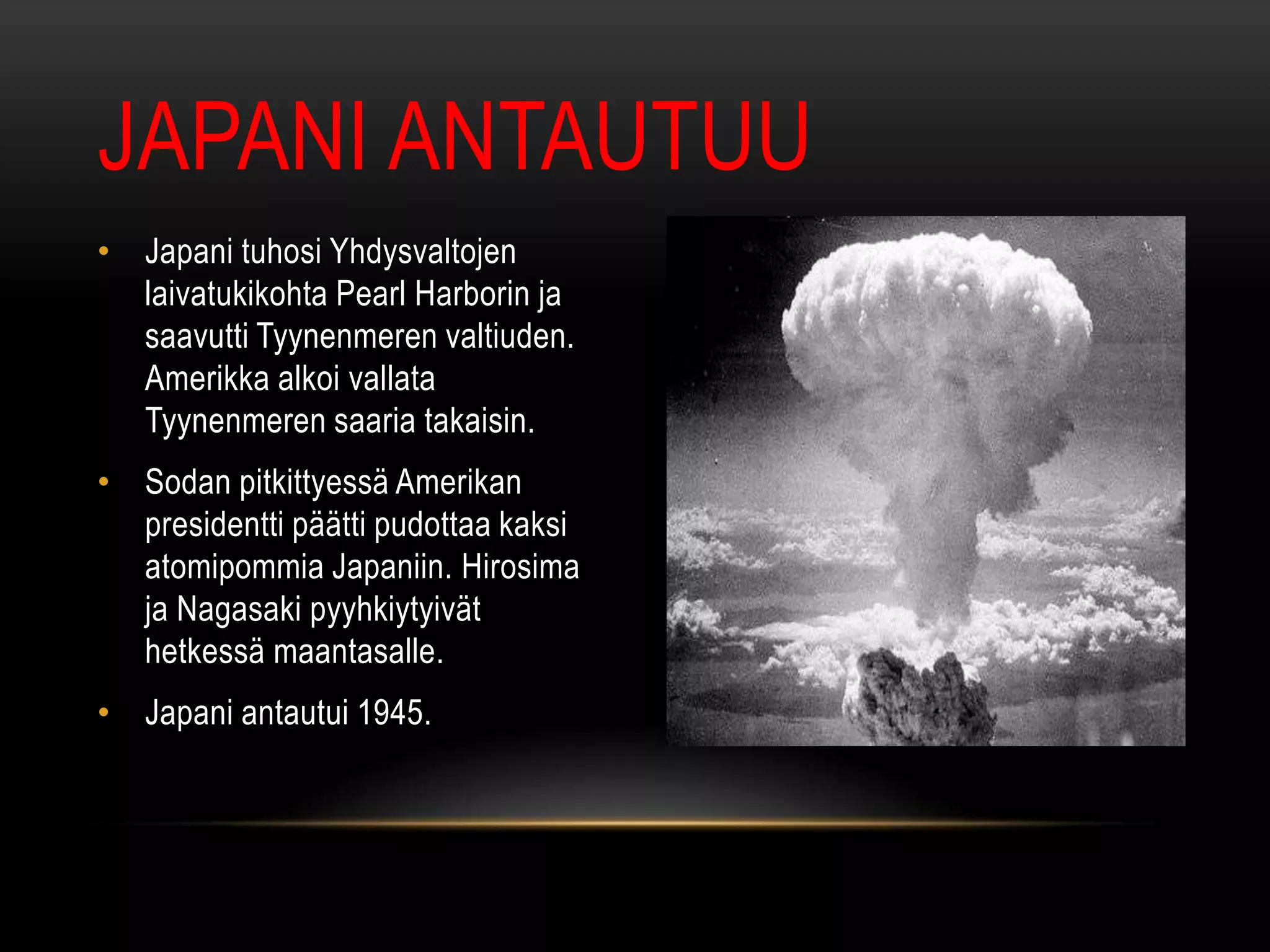 Toinen maailmansota 1939 1945 | PPTX