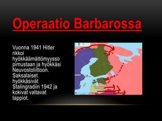 Toinen maailmansota 1939 1945 | PPTX