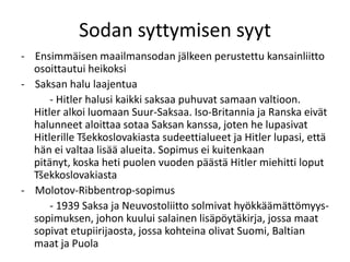 Toinen maailmansota v2 | PPTX