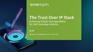 Trust over IP (ToIP) | PPT
