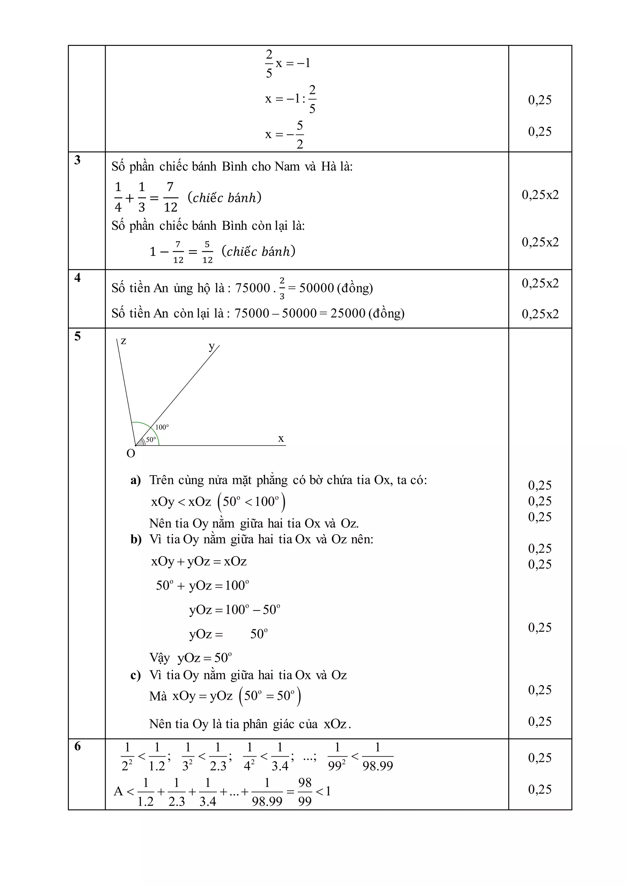 Đề Thi HK2 Toán 6 - THCS Tô Ký | PDF