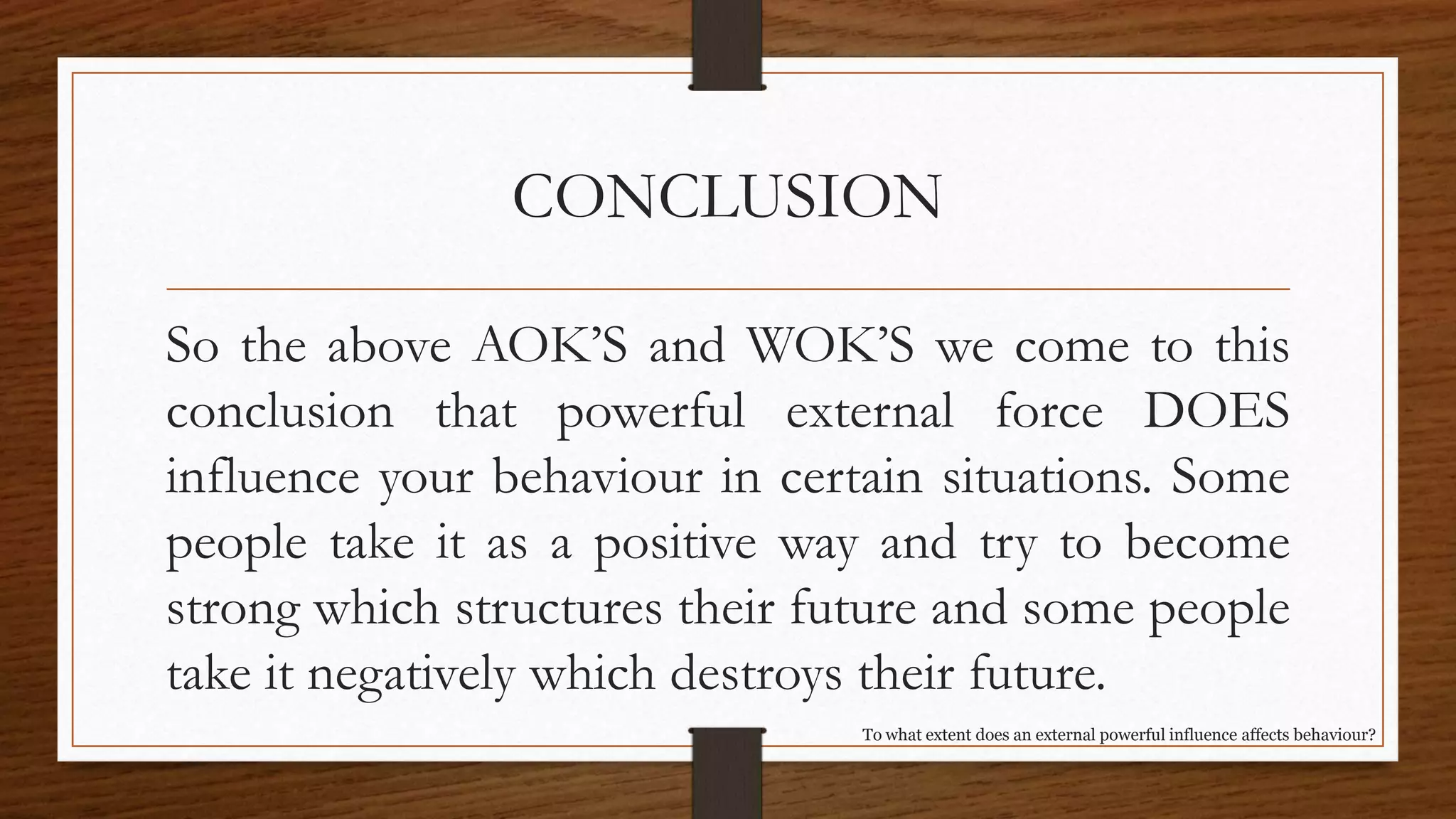 TOK presentation | PPTX