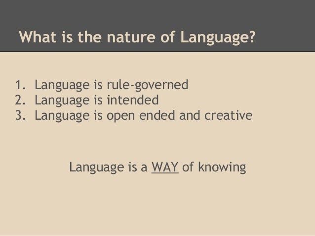 Tok defending language