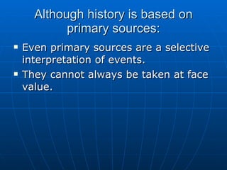 TOK2 History | PPT