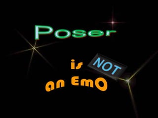 Emo: is it fashion or stage? | PPT