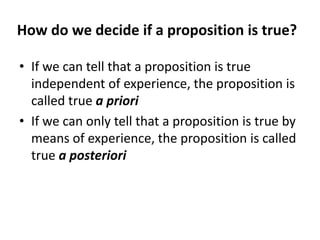 Theory of Knowledge - mathematics philosophies | PPTX | Physics | Science