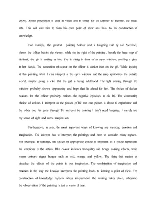 THEORY of KNOWLEDGE | DOCX