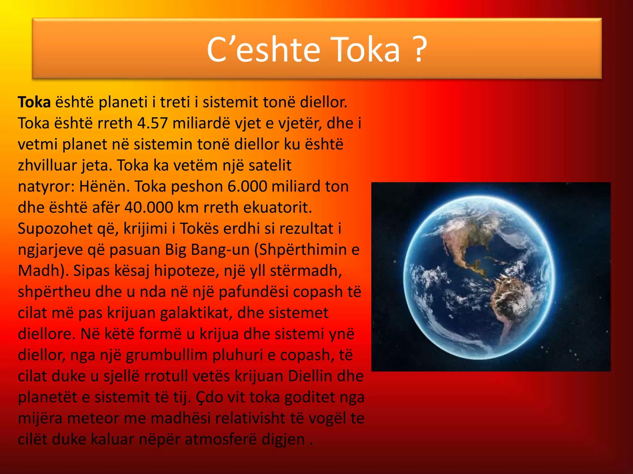 Toka dhe brendesia e saj | PPTX