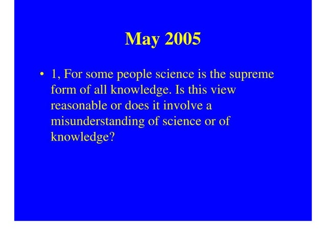 TOK And Extended Essays | PDF