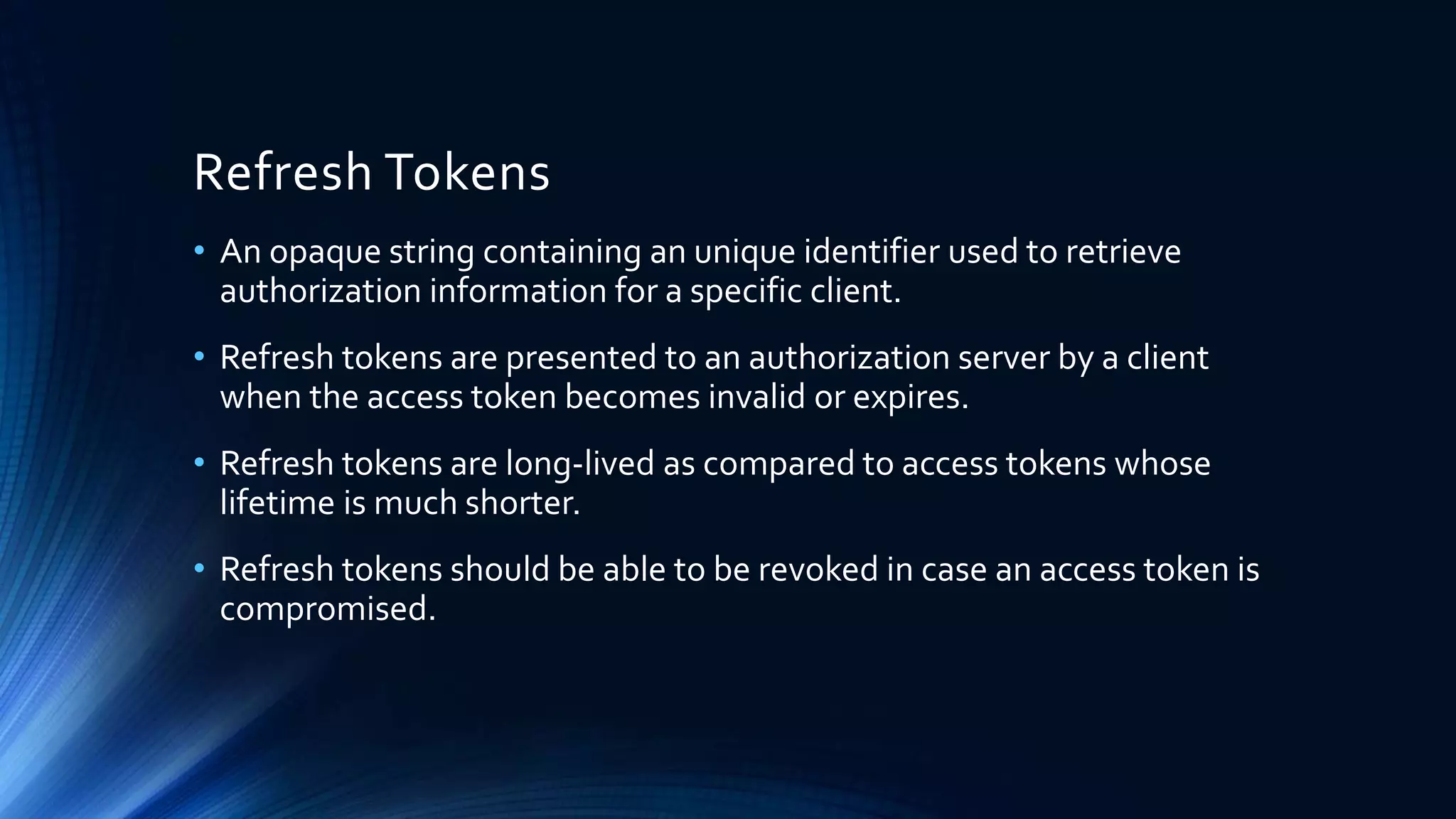 Token-based uthentication | PPTX