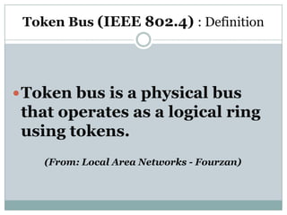 Token bus | PPTX