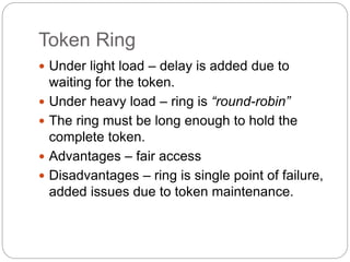 TOKEN BUS & TOKEN RING.ppt | Computer Networking | Computing