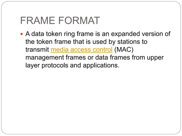 TOKEN BUS & TOKEN RING.ppt | Computer Networking | Computing