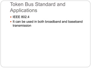 TOKEN BUS & TOKEN RING.ppt | Computer Networking | Computing