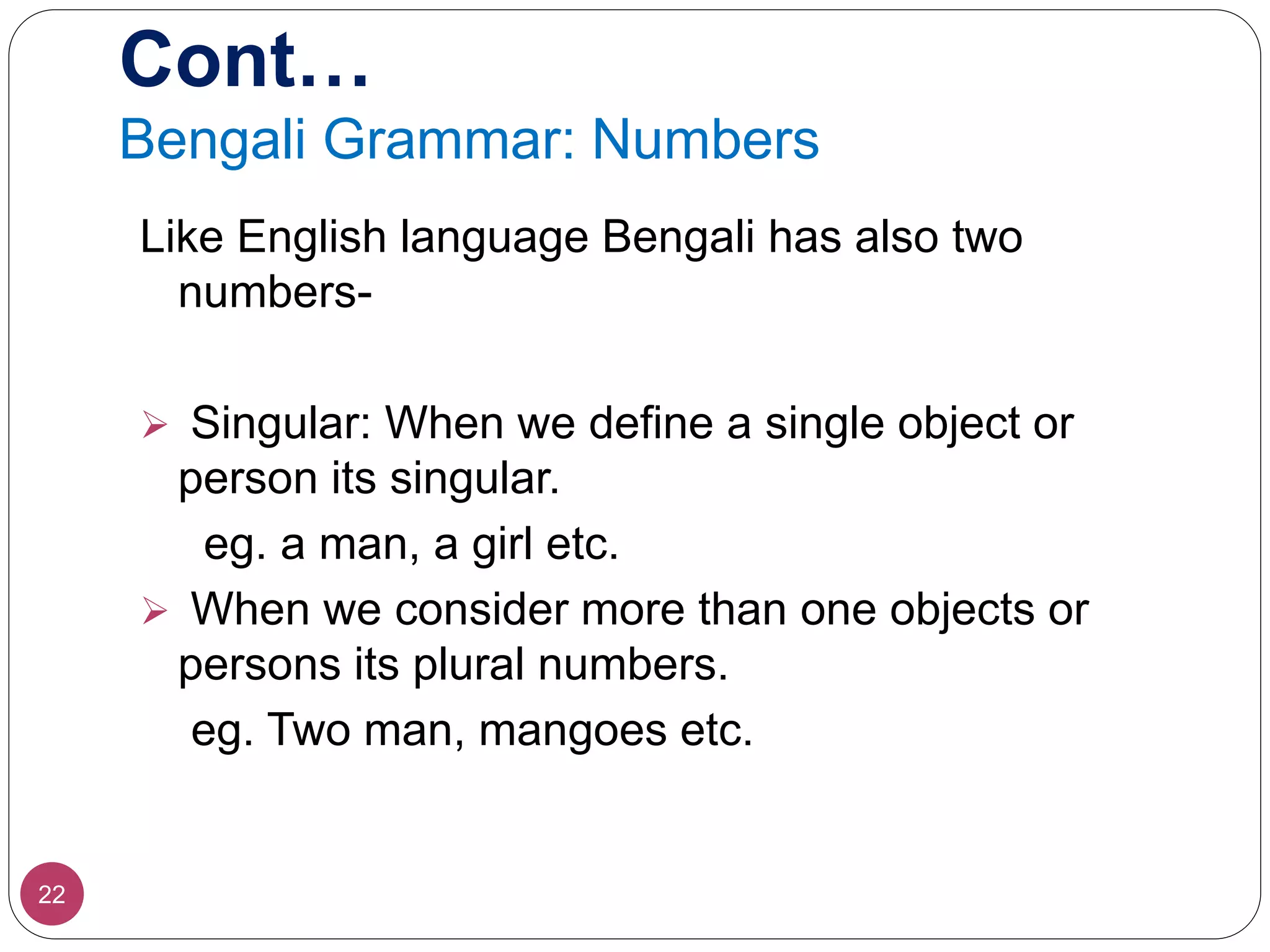 Token classification using Bengali Tokenizer | PPTX | Programming Languages | Computing