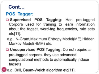 Token classification using Bengali Tokenizer | PPTX | Programming Languages | Computing