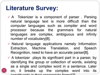 Token classification using Bengali Tokenizer | PPTX | Programming Languages | Computing