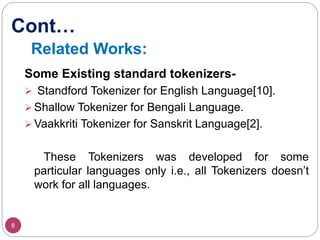 Token classification using Bengali Tokenizer | PPT